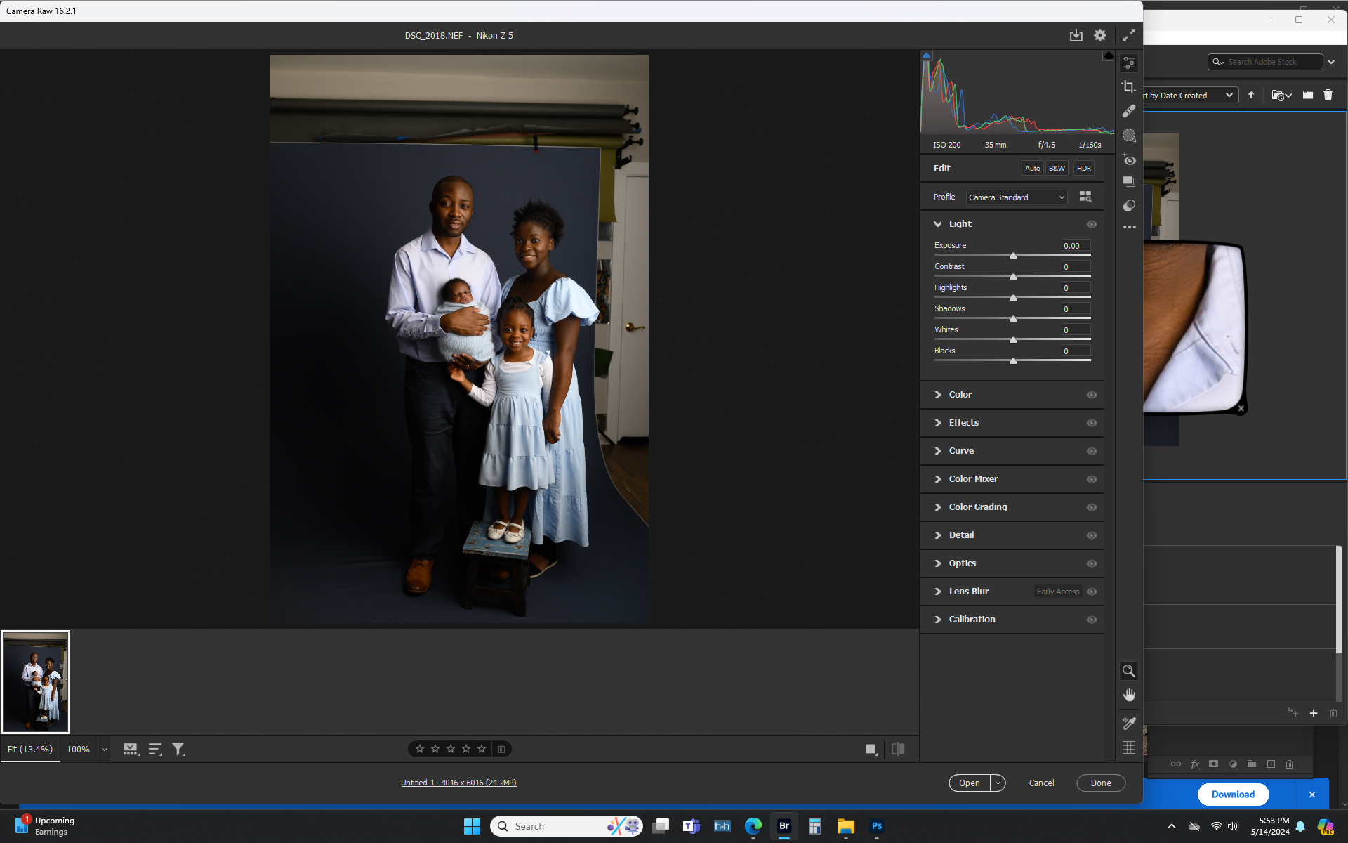 Using Generative Fill for newborn editing ~ Angela McNaul